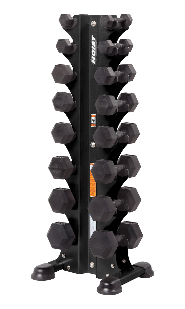 8 Pair Vertical Hex Dumbbell Rack (Dumbbells Not Included)