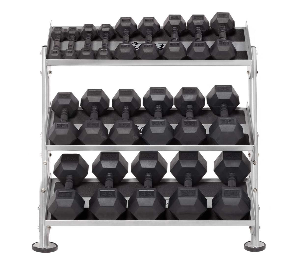 36" Dumbbell Rack With OPT (3rd-Tier) – HOIST Fitness