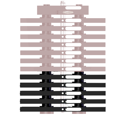 50 lbs Silent Steel Weight Stack Upgrade Option